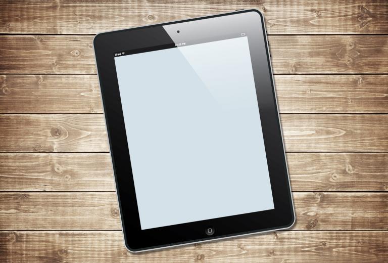 Free iPad vector template