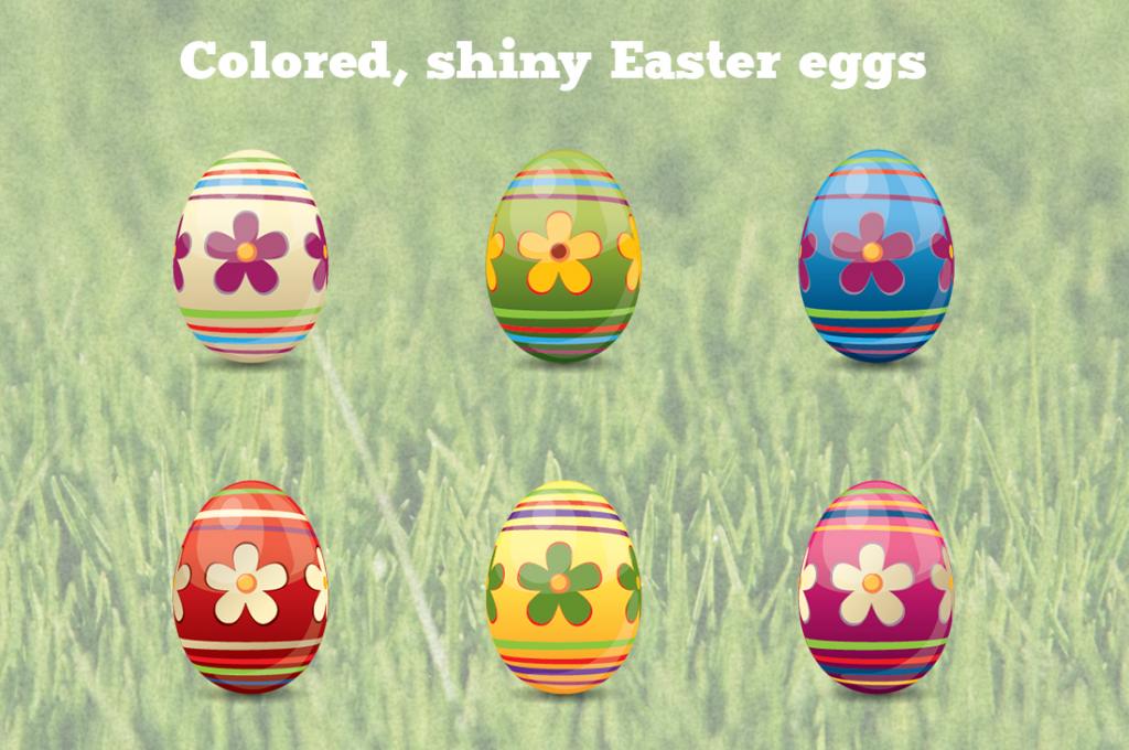 Colored Easter Eggs