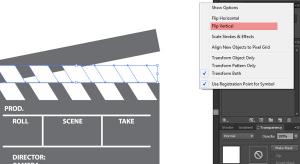 Create a Clapperboard icon with Adobe Illustrator