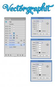 How to create a quick embossed text effect