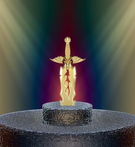 How to create a Legendary Sword in the Stone - Vectorgraphit - Blog