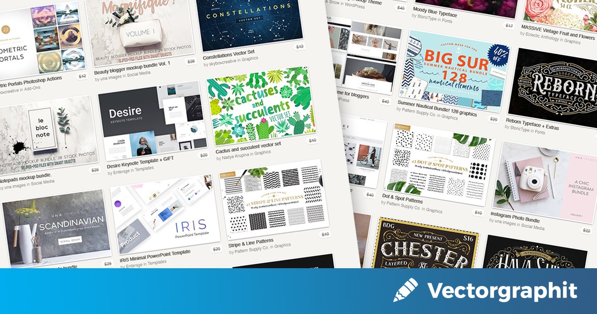 Creative Market November Big Bundle - Vectorgraphit - Blog
