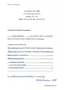 5 Doctor's Note Templates - Vectorgraphit - Blog