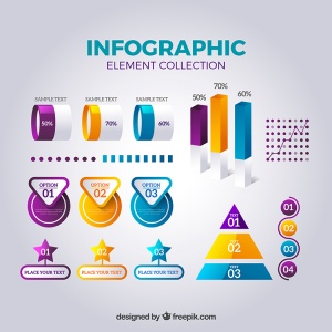 Free Download: Realistic Infographic Elements - Vectorgraphit - Blog