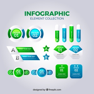 Free Download: Realistic Infographic Elements - Vectorgraphit - Blog