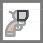 Adobe Illustrator Tutorial - How to create a Revolver Icon ...
