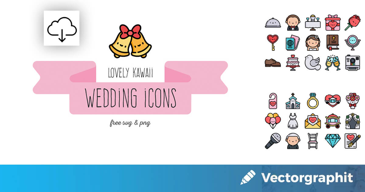 Free Wedding Icons - Vectorgraphit - Blog