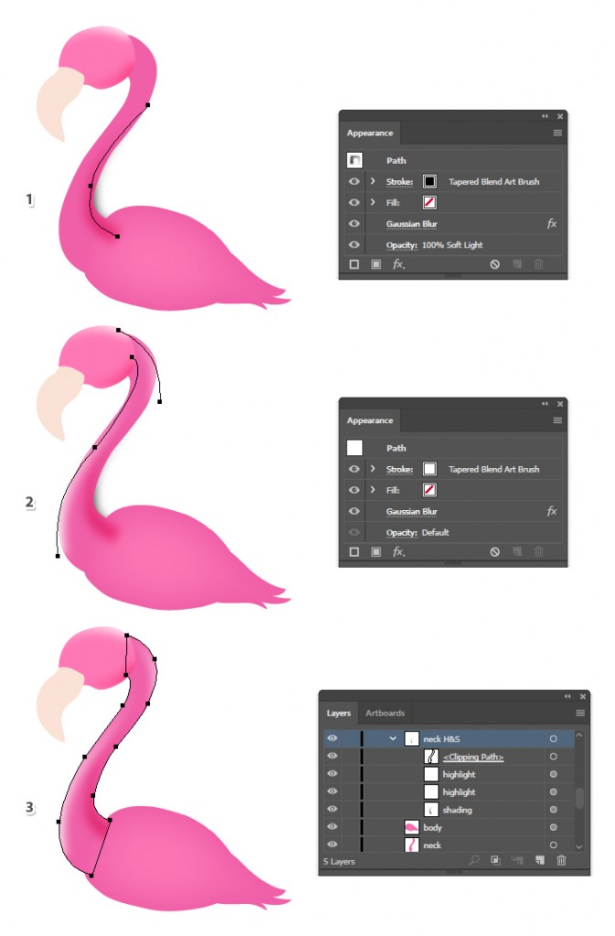 How to Draw a Flamingo Character in Adobe Illustrator - Vectorgraphit ...